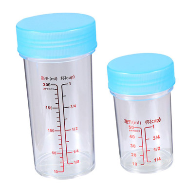 TIDTALEO 2 Set Lab Tubes Test Tubes with Lids Kitchen Cups Measurement ...