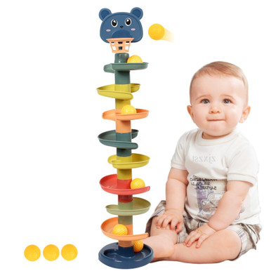 hzskeqpy Ball Drop Toy for Aged 3 Months+, 9-Layer Toddler Ball Toys ...