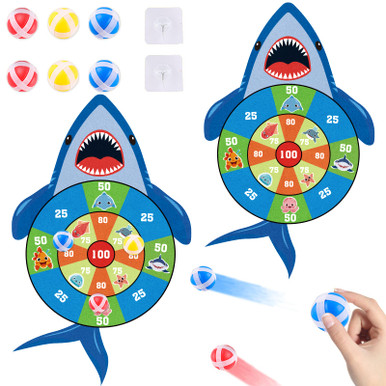 chiazllta 2 PCS Shark Party Games Ocean Shark Toys Throwing Game for ...