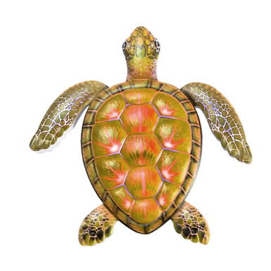 heiheiyo Wrought Iron Decorations..Metal Wall Art Turtle Sculpture ...