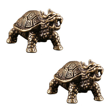 Ciieeo 2pcs Dragon Turtle Decorative Pendant Miniture Decoration ...