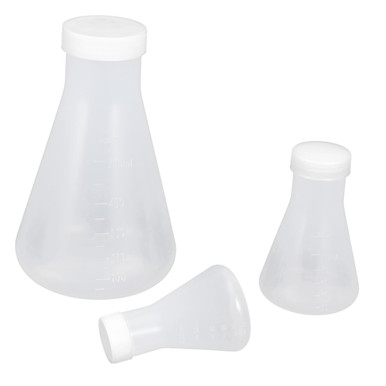 CIYODO 3Pcs Measuring Cup Erlenmeyer Flask White Flask conical Glass ...