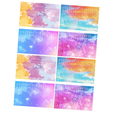 ERINGOGO 8 Pcs Kalimba Piano Sticker Key Kalimba Stickers Finger Harp ...