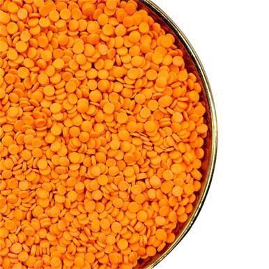 NIPEOR Rainbow Sprinkles Orange Confetti Sprinkles 3.53oz/100gEdible ...