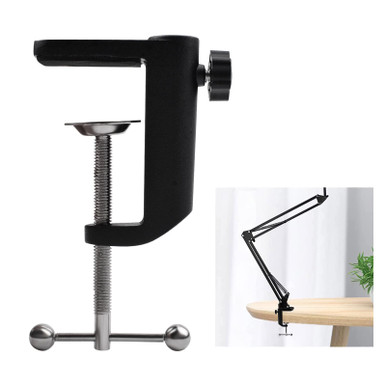 UFURMATE Desk Lamp Clamp, 1Pc C Shape Desk Table Mount Clamp Aluminum ...