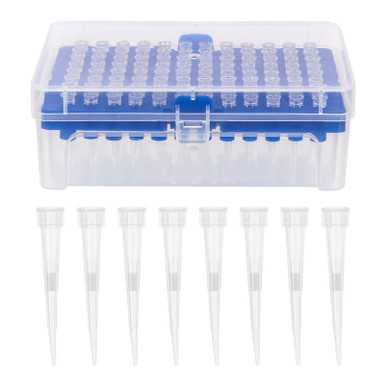 VILLCASE 96pcs Pipette Tips Lab Pipettor Tips Plastic Pipettor Tip ...