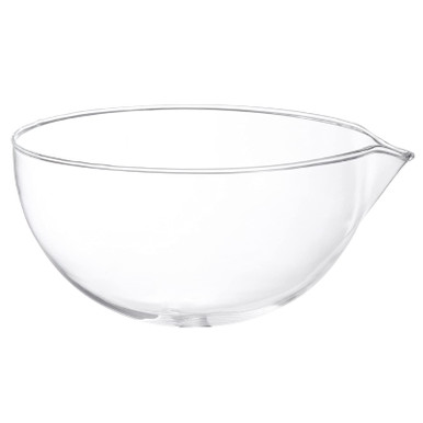 Hemobllo 1 Pc Evaporating Dish Glass Mixing Glass Laboratory Dish Clear ...