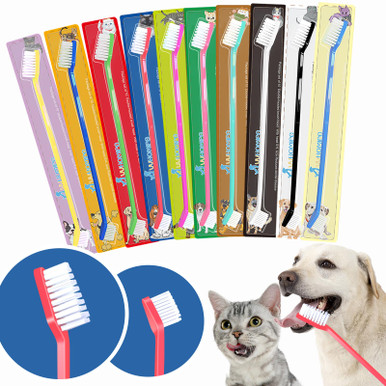 VVHOMIFE 10-PCS Dog Toothbrush Bundle - Complete Dog Tooth Brushing Kit ...