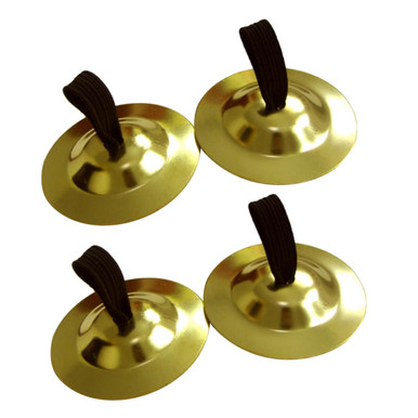 VICASKY 4 Pcs Copper Cymbal Belly Dancer Finger Cymbals Hand Percussion ...