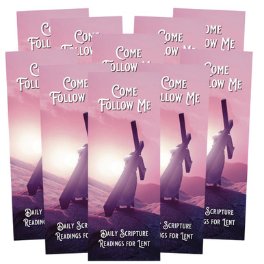 Come Follow Me Lenten Bookmark, Features Daily Scripture Readings ...
