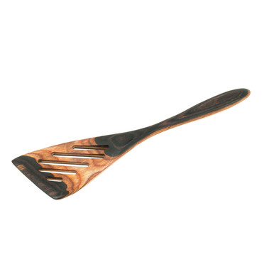 Island Bamboo 8-Inch Pakkawood Mini Slotted Spatula, Natural ...