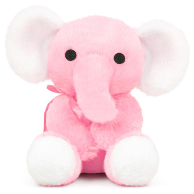 JEROKUMI Elephant Stuffed Animals, 9inch Pink Stuffed Elephant Plush ...