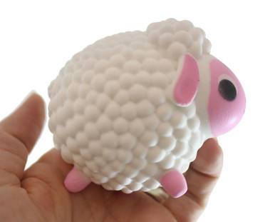 1 Large Lamb Sheep Easter Themed Creamy Doh Filled Squeeze Stress Balls ...