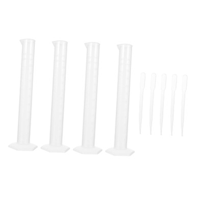 PLAFOPE 1 Set Graduated Cylinder Plastic Measuring Cylinder Liquid ...
