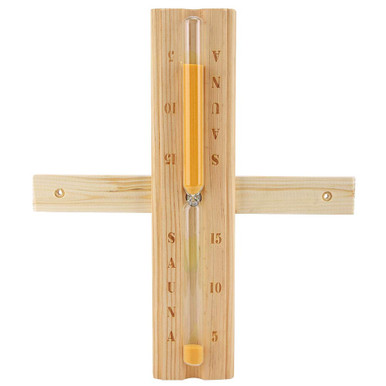 TOPINCN Sauna Sand Timer from Canadian Red Cedar Wood Wall Mounted ...