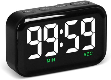 LED Digital Kitchen Timer Magnetic Kitchen Alarm Clock Short Timer Egg ...