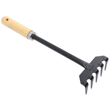 Kisangel Five Tooth Rake Japanese Rake Gardening Tools Mini Garden Rake ...