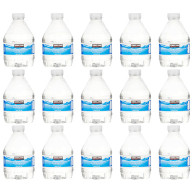 Blue Ribbon Kirkland Signature Purified Drinking Water 8 Fl Oz Pack of ...