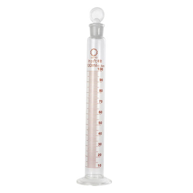 NAMOARLY 1pc Graduated Cylinder Graduate Cylinders Stoppered Lab ...