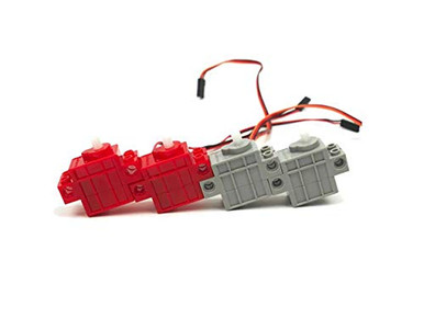 seeed studio 360 Red Color Geek Servo & 270 Gray Color Geek Motor with ...