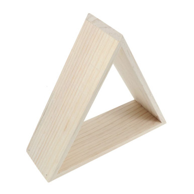 Zerodeko Wall Triangle Shelves Wooden Triangle Organizer Wall Hanging ...