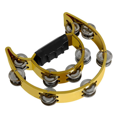 Abaodam Double Row Rattle Tambourine Handheld Tambourine Percussion ...