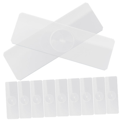 Anneome 50 Pcs Concave Slide Microscope Glass Plates Laboratory ...
