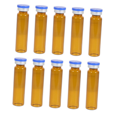 SOLUSTRE 25pcs clear plastic test tube reagent container transparent ...