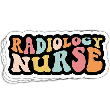 HOSALA (3Pcs/Pack) Radiology Nurse Sticker MRI Technologist Sticker X ...