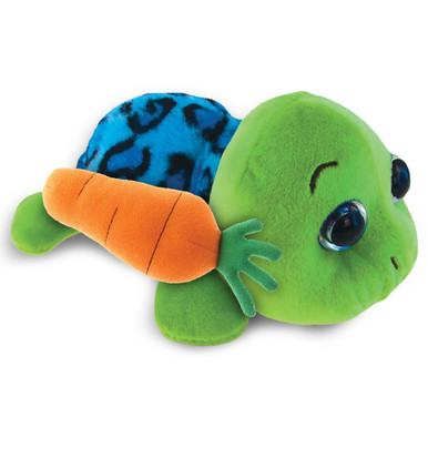 DolliBu Happy Easter Big-Eyed Blue Shell Sea Turtle with Carrot - Cute ...