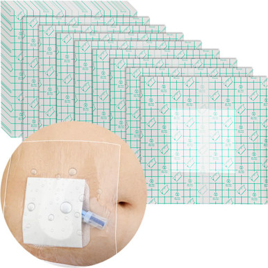 Waterproof PD Dialysis Catheter Shower Cover 6x6 with No Glue On The ...