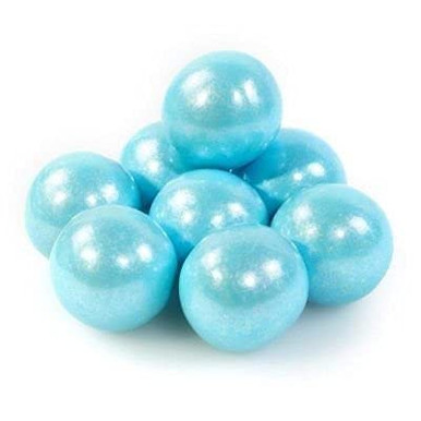 Light Powder Blue Gumballs Shimmer Pearl Blue Bubble Gum 2 Pounds 1 ...