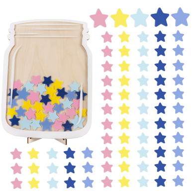 Stars Reward Jar, 100 Stars Classroom Reward Jars for Kids, Potty ...