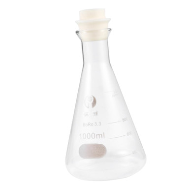 FUNOMOCYA 1pc White Outfits Measuring Glass 1000 Ml Erlenmeyer Flask ...