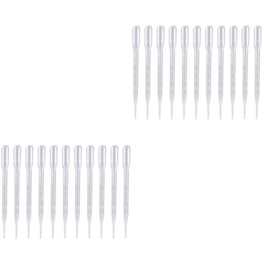 iplusmile 400 Pcs Calibration Dropper Liquid Eye Dropper Transparent ...