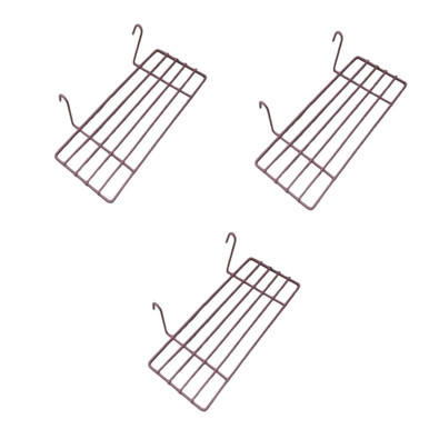 BESTOYARD 3pcs Floating Wire Wall Bookshelf Yard Grid Wall Organizer ...