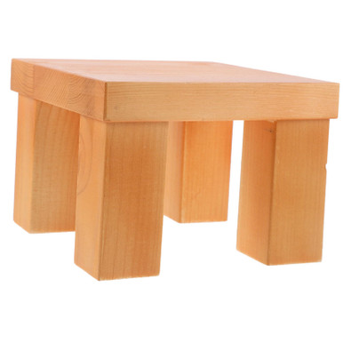 Veemoon 1pc Mini Bench Wooden Step Stool Decorative Bed Step Stool ...