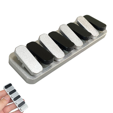 Alloy 8 Keys Piano Keys EDC Fidget Slider Fidget Clicker Adult Metal ...