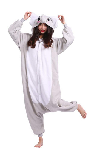 SAMGU Adult Elephant Onesie, Halloween Cosplay Costume, Cartoon One ...