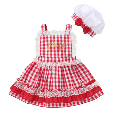 Baby Girl Chef Outfit Uniform Pretend Role Play Halloween Party Costume ...