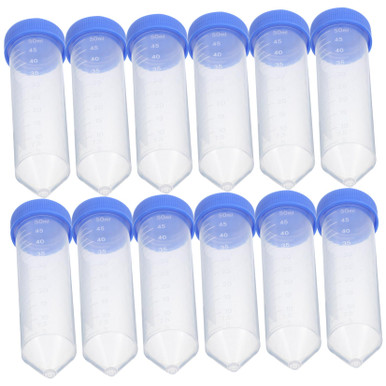 PartyKindom 50pcs 50 Conical Tubes Falcon Tubes Graduated Test Tubes ...