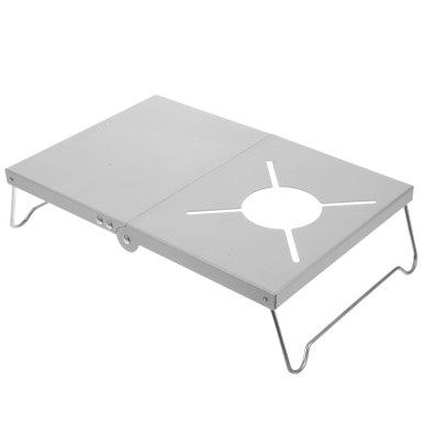 MUCKLILY Practical Table Table Furniture Travel Storage Stainless Steel ...