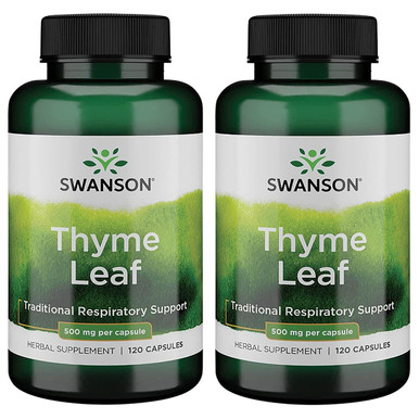 Swanson Thyme Leaf - Herbal Supplement Supporting Respiratory System ...