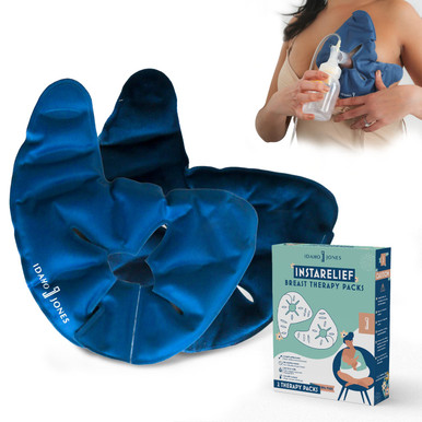 Idaho Jones InstaRelief Breast Therapy Pack - 2 Hot/Cold Gel Ice Packs ...