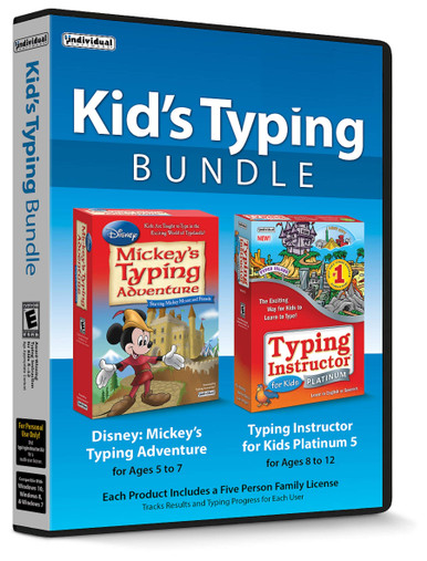Kid's Typing Bundle - Includes Two Software Typing Programs to Teach ...