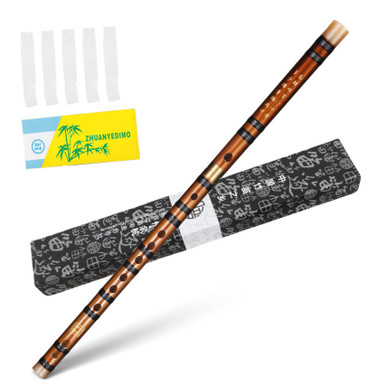 Toyvian Bamboo Flute Chinese Bamboo Flute Rena Rouge Flute Professional ...