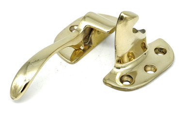 Antique Ice Box Latch, Solid Brass Left Hand 3/8" Offset Ice Box Latch ...