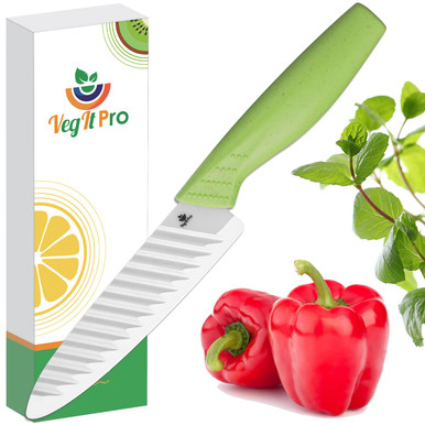 VegItPro 4" Vegetable Knife for Kitchen + Vegetable Cutting Knife ...