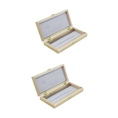 GLEAVI 2pcs Glass Specimen Slide Case an Fittings Slide Slides Cajas ...