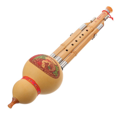 VICASKY Chinese Curcubit Flute Hulusi g Key Bamboo Hulusi Handmade ...